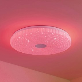 Lindby Smart LED stropní svítidlo Laubini, Tuya RGBW CCT 48 cm