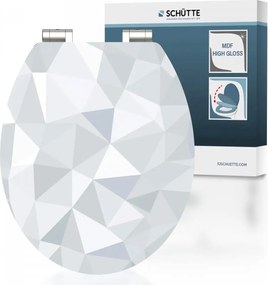 Eisl Sanitär WC prkénko MDF Soft Close Diamond High Gloss 80545