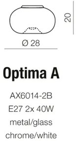 Moderní stropní svítidlo Optima A