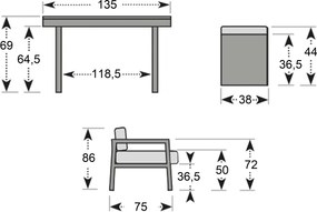 Doppler YORK zahradní sedací souprava