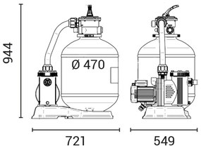 Poolmaster Písková filtrace 12 m3/h (2210)