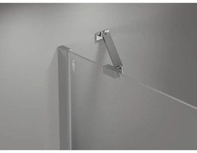 Mexen, Mexen Mist Duo výklopný sprchový kout 100 x 100 cm, průhledný, chrom - 8A4-100-100-01-00