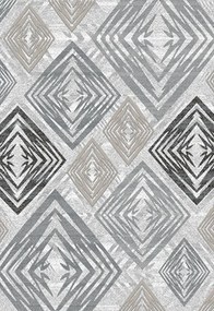 Moderní kusový koberec 70916/24381 TANGO šedý Rozměr: 250x350 cm