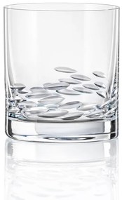 Crystalex - Bohemia Crystal Sklenice na Whisky Barline 280 ml, leštěný brus BR070, 4 ks