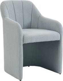 HOMCOM Moderní komfortní křeslo, křeslo pro čtení s tlustým sedákem, šedé