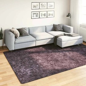 Koberec pratelný 190 x 300 cm antracitový 337956
