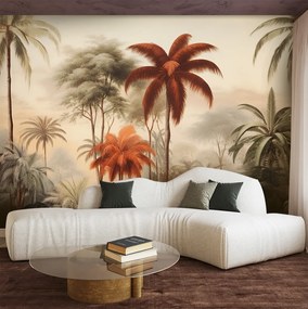 Gario Fototapeta Oranžové palmy v tropické džungli Materiál: Vliesová, Rozměry: 200 x 140 cm