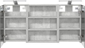 Sada koupelnových skříněk 3 ks 100 x 10,5 x 50 cm 3403691