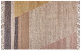 Jutový koberec 160 x 230 cm hnědý SAMLAR Beliani