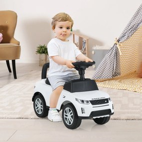 Costway Pojízdné auto s úložným prostorem, pojízdné auto, dětské auto, tlačné