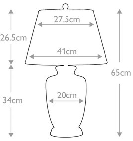 Elstead GOLD-BIRDS-TL - Stolní lampa GOLD BIRDS 1xE27/60W/230V