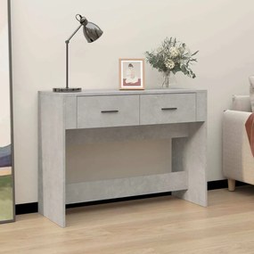 vidaXL Konzolový stolek 100 x 39 x 75 cm kompozitní dřevo [816778] Barva: Betonová šedá