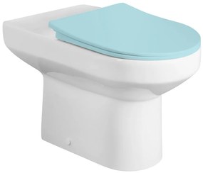 Aqualine Aqualine, VERMET WC kombi mísa, zadní/spodní odpad, bílá, VR038-432