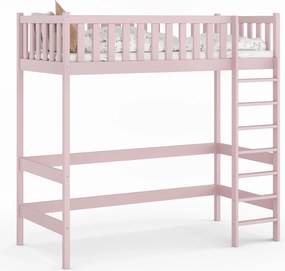 Rkids | Vyvýšená postel Rivo 80x160 Růžová
