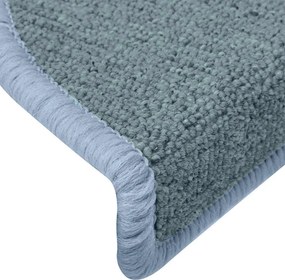 Schodové rohože 30 ks 65 x 24 x 4 cm mořská modrá půlkulaté velké 3365758