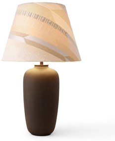 Audo Torso LED stolní lampa, hnědá/krémová, 57 cm