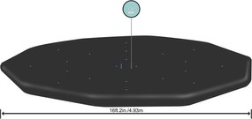 Kryt k nadzemnímu bazénu 488 cm Bestway 58249
