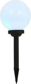Zahradní solární lampy 6 ks LED kulovité 20 cm RGB 277126