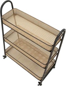 Designový vozík Saathvik 60 cm vícebarevný