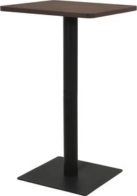 vidaXL Bistro stolek tmavý jasan 70 x 70 x 107 cm [321927] Barva: Tmavě popelavá