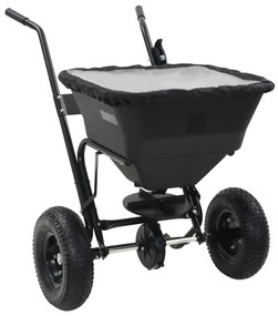 Ručně tlačené rozmetadlo soli PVC a ocel 106 x 73 x 76 cm 45 l 142966