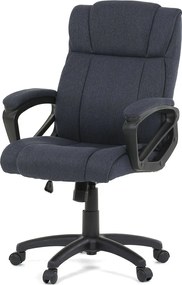 Autronic Kancelářská židle, modrá látka, černý kříž KA-C707 BLUE2