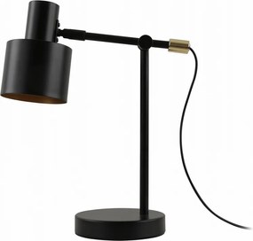 Černá stolní lampa Selvia II 25W E14 Gtv LB-SELVII-25-DC