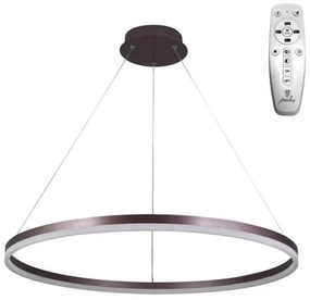 Brilagi - LED Stmívatelný lustr na lanku CIRCLE LED/55W/230V 3000-6500K hnědá+DO