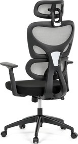 Ergonomická kancelářská židle LEXON - šedá síťovina