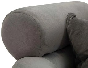 Designové křeslo Harmony šedé