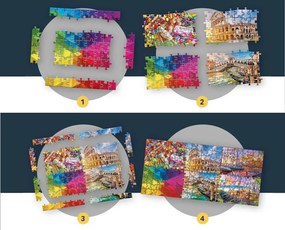TREFL PUZZLE UFT Prémiové Odraz města Perth 85x85cm 1500 dílků skládačka tr26190