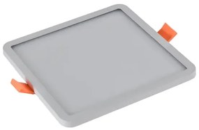 Bodové světlo Slim 9 Square 4000K Ip44 bílé do sádrokartonu
