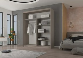 Posuvná skříň se zrcadlem ESTI 180