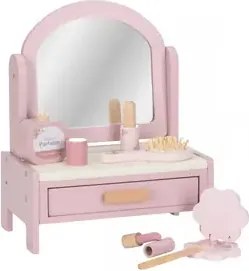 Little Dutch Toaletní stoleček dřevěný Pink / od 3 let