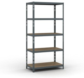Policový regál 1790x900x500 mm, nosnost 175kg