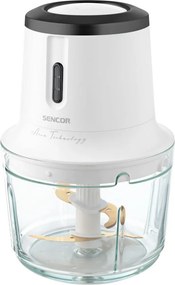 Sencor SCB 9001GY – bezdrátový sekáček potravin, 2 rychlosti, skleněná nádoba 500 ml