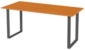 Kancelářský stůl Square, 180 x 80 x 75 cm, rovné provedení, třešeň