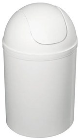 Aqualine, Odpadkový koš výklopný, 5 l, plast, bílá, 20309