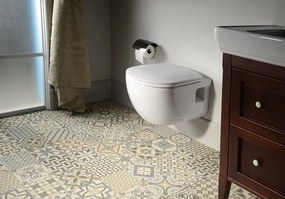 Sapho Sapho, BRILLA závěsná WC mísa s bidet. sprškou, Rimless, 36,5x53 cm, bílá, 100612