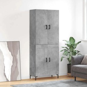 vidaXL Skříň highboard 69,5 x 34 x 180 cm kompozitní dřevo [3195789] Barva: Bílá