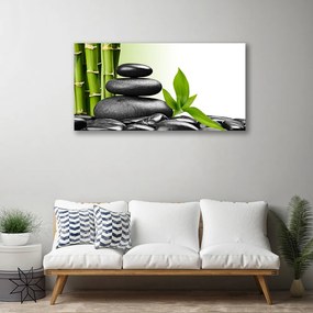 Obraz na plátně Bambus Kameny Zen Umění 120x60 cm