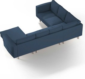 Potah na pohovku IKEA Norsborg rohová, 5-místná se šezlongem barva tmavě modrá