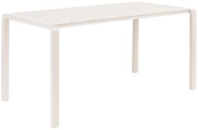 OnaDnes -20% Bílý kovový zahradní jídelní stůl ZUIVER VONDEL 168,5 X 87 cm