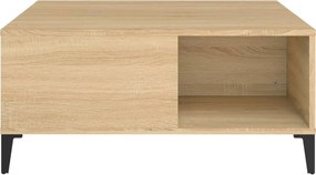 vidaXL Konferenční stolek 80 x 80 x 36,5 cm kompozitní dřevo [821103] Barva: Bílá