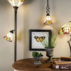 Stojací lampa Tiffany  Jannes – 30x178 cm
