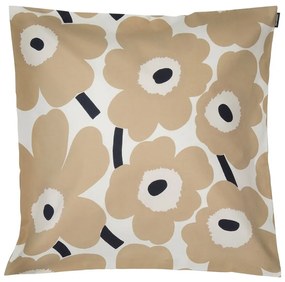 Povlak na polštář Pieni Unikko 50x50, béžovo-bílý