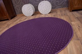 Kulatý koberec AKTUA Breny fialový