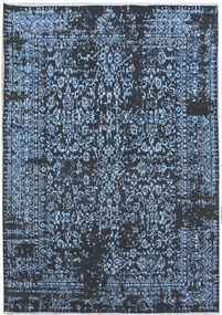 Diamond Carpets India, Ručně vázaný kusový koberec Diamond DC-JK 1 Denim blue/aqua, 365x457, modrá, chodba / předsíň