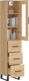 Skříň highboard dub sonoma 34,5 x 34 x 180 cm kompozitní dřevo 3199260