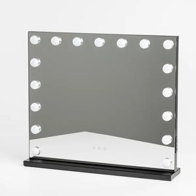 BRILAGI - LED Stmívatelné make-up zrcadlo HOLLYWOOD LED/15W/230V 60x50 cm černá